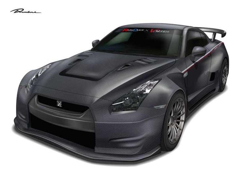Original Runduce prépare une Nissan GT-R au look XXL