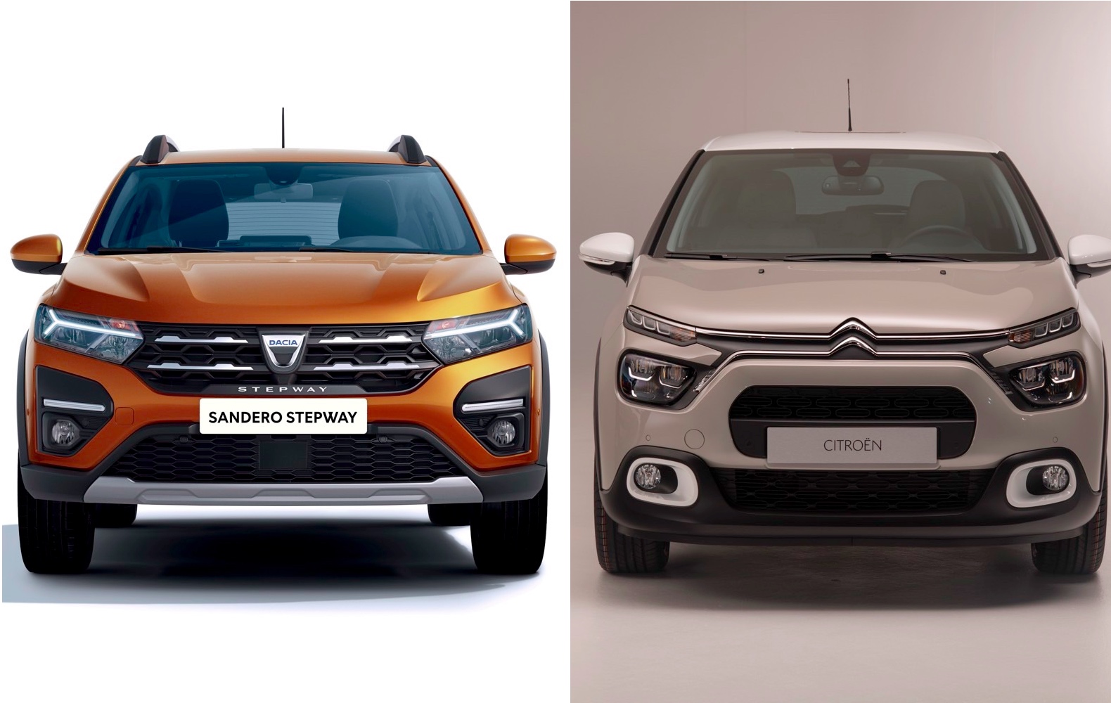Les matchs de 2021 : Nouvelle Dacia Sandero Stepway vs Citroën C3