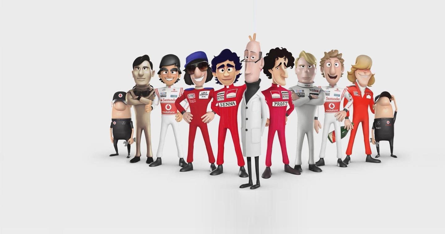 Tooned : les 50 ans de McLaren en dessin animé