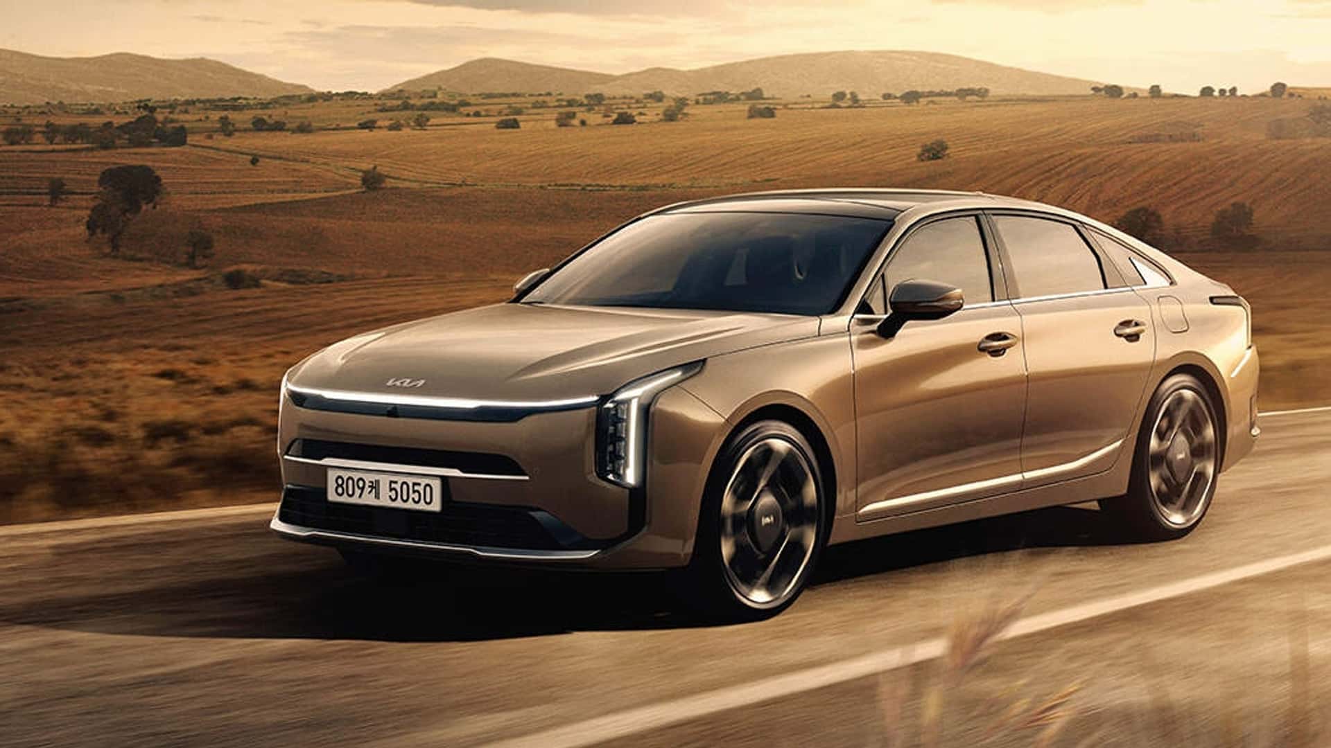 La Kia K8 restylée veut jouer sur le terrain des grosses berlines de luxe