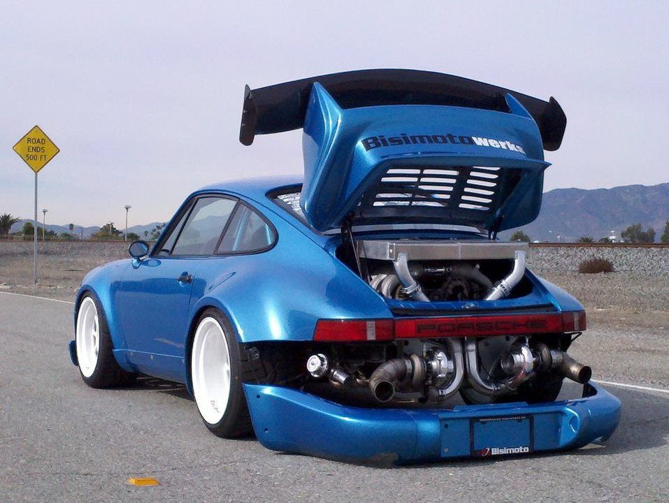 Porsche 930 Bisimoto. Grand-mère fait un retour saignant avec 1200 chevaux