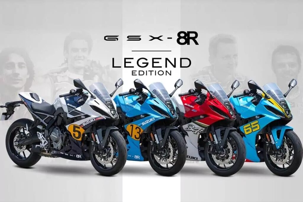 La Suzuki GSX-8R rend hommage à des légendes