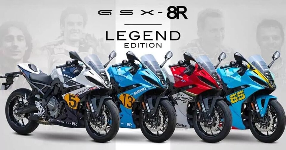 La Suzuki GSX-8R rend hommage à des légendes
