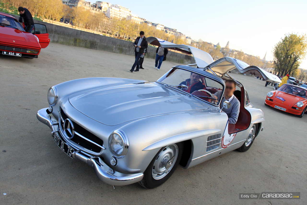 Photos du jour : Mercedes 300 SL Gullwing (Rallye de Paris Classic)