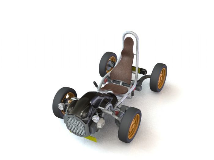 Design : Burton 2CV kit car par Roel Verhagen : très minimal