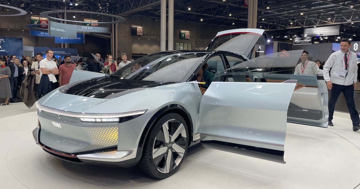 Le THK LSR-05, un SUV au nom de mot de passe crypté au Mondial de Paris 2024