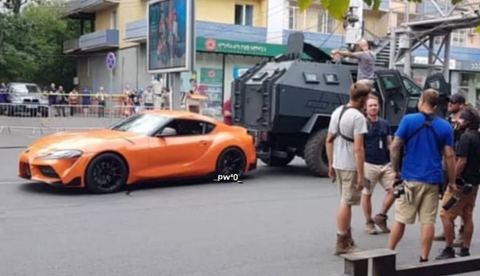 La Toyota Supra immortalisée sur le tournage de Fast & Furious 9