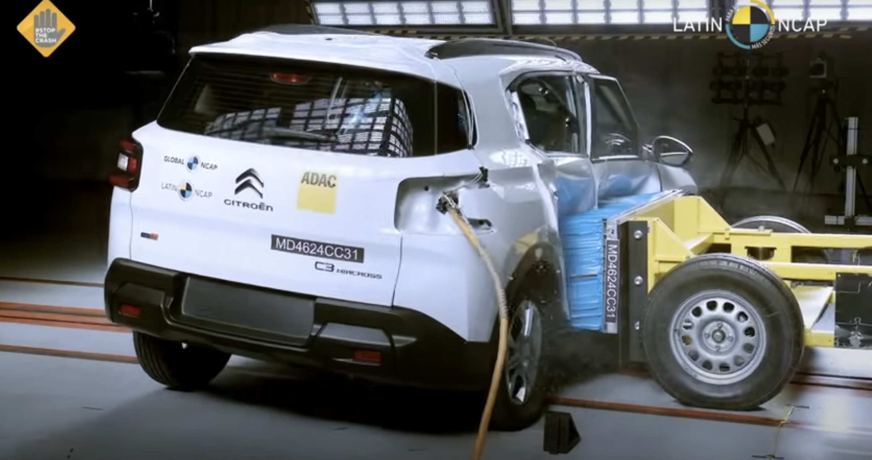 0 étoile : la Citroën C3 Aircross rate totalement son crash-test en ...