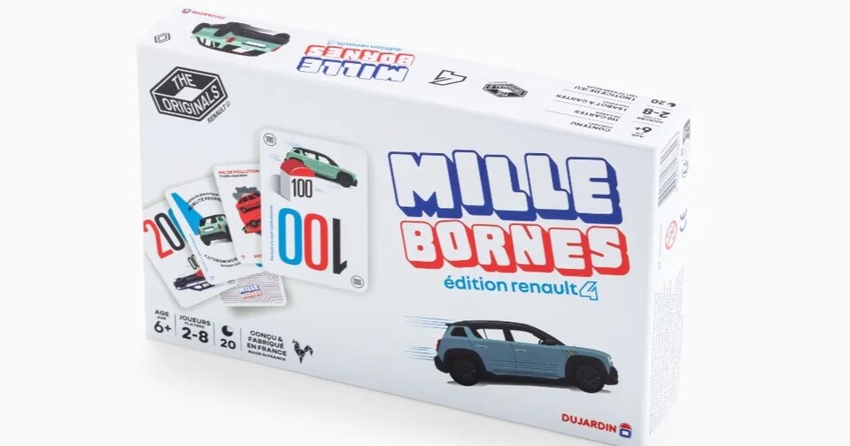 Pour Noël, offrez le jeu des Mille Bornes avec la dernière Renault 4 en ...