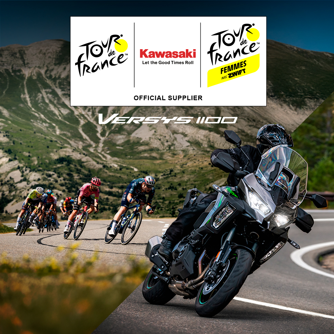 Les Kawasaki Versys 1100 vont faire le Tour de France