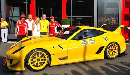 Ferrari 599XX EVO pour Benjamin Sloss