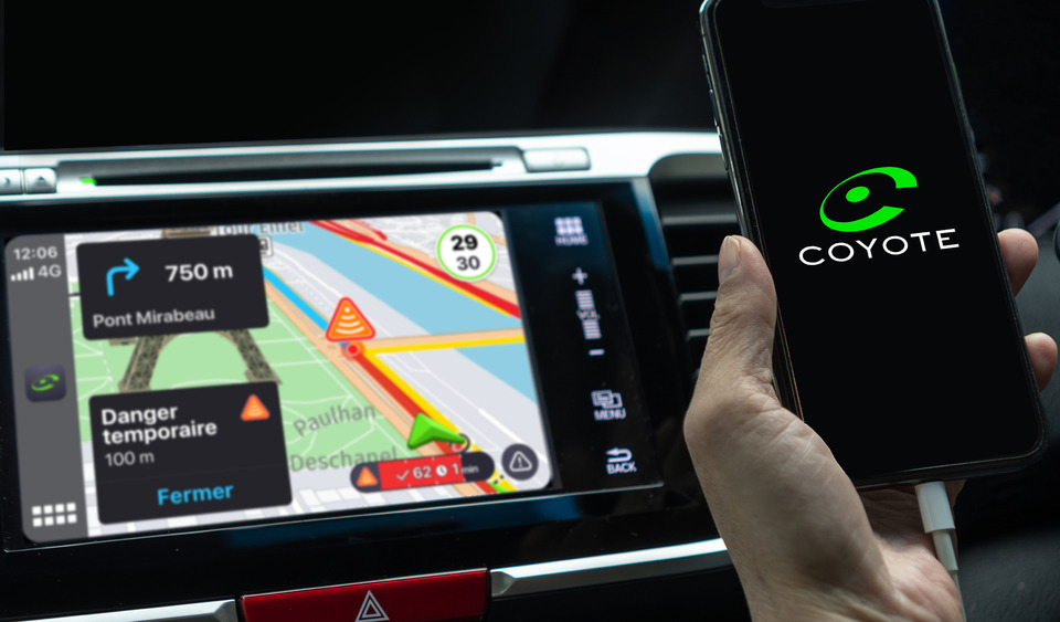 La solution d'aide à la conduite Coyote, pour rouler en sécurité et garder ses points