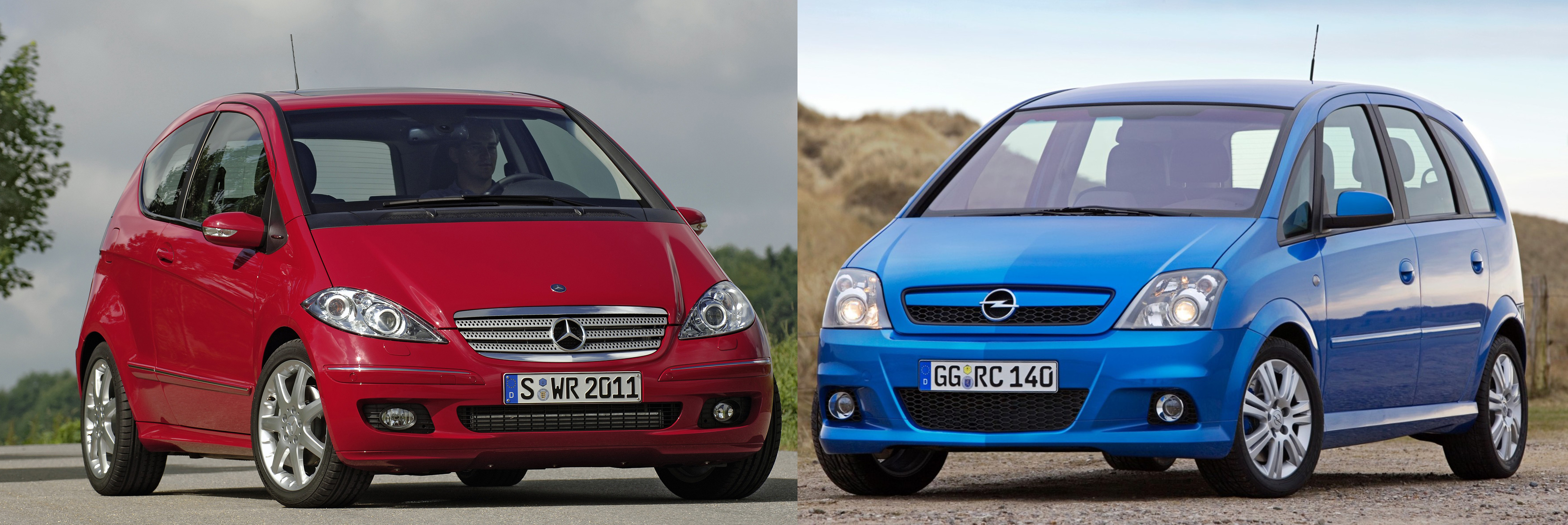 Des minispaces de sport à pas cher : Mercedes A 200 Turbo vs Opel ...