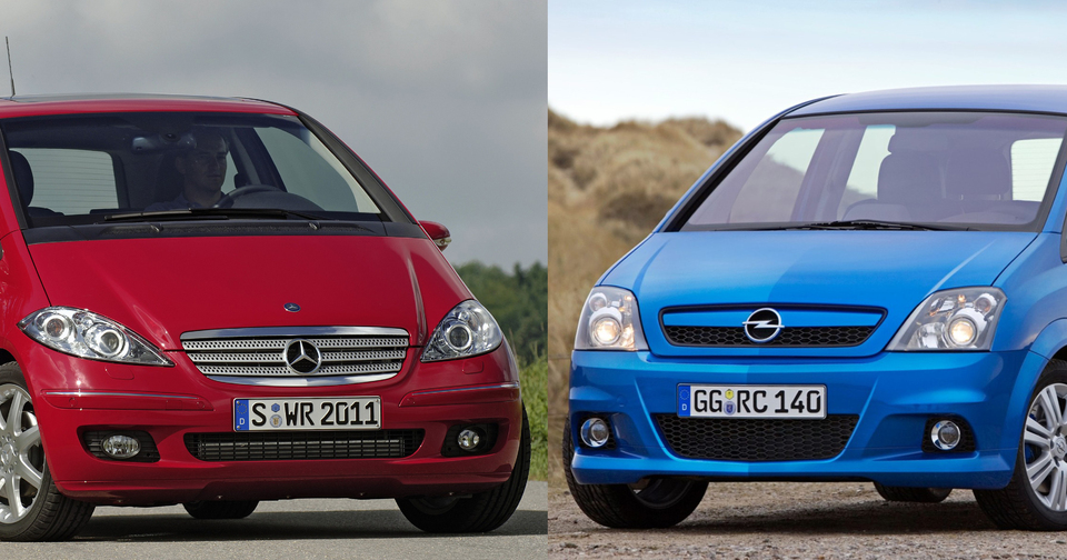 Des minispaces de sport à pas cher : Mercedes A 200 Turbo vs Opel ...