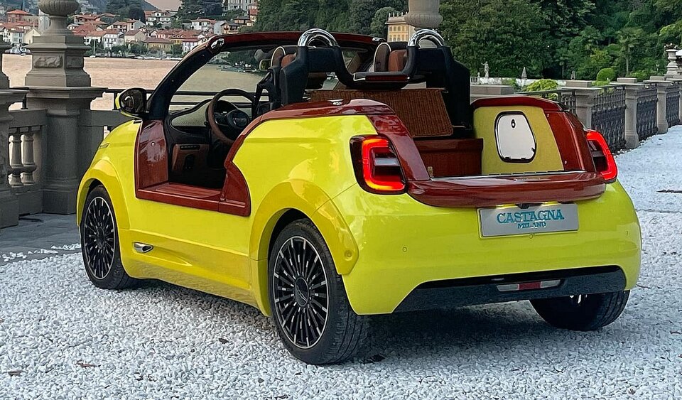 Castagna Milano décoiffe la Fiat 500e