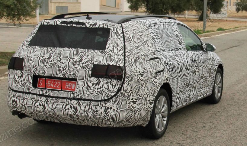 Future Volkswagen Golf break: 1ères prises