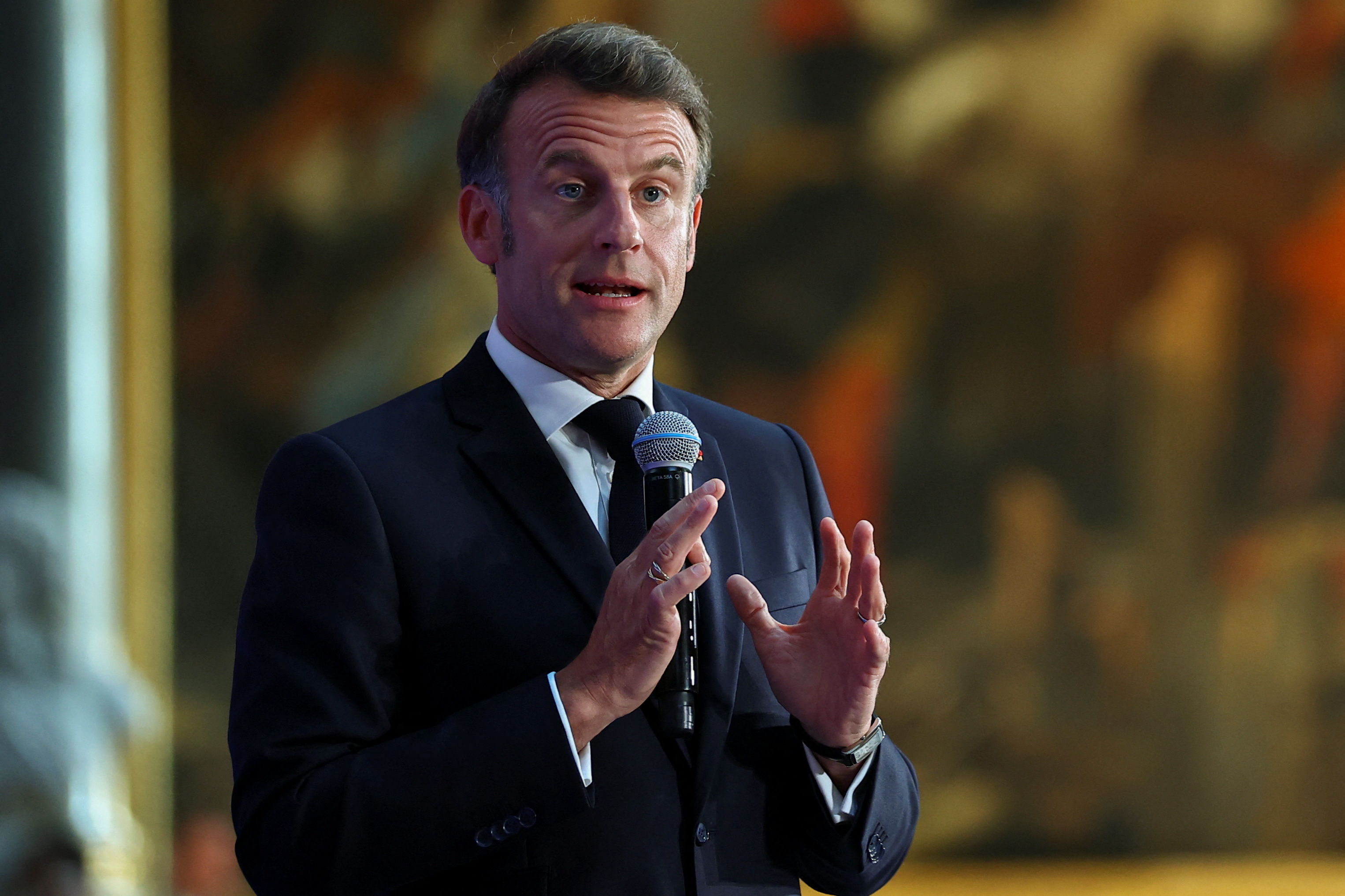 Quand Emmanuel Macron se la joue Pompidou