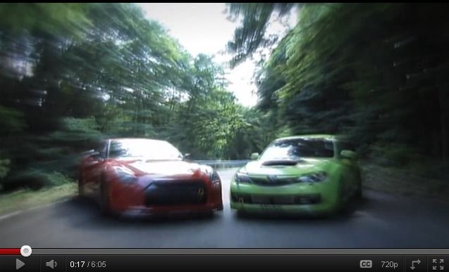 Touge Street : Nissan GT-R MCR 800 ch vs Subaru Impreza WRX STI C-SER 450 ch