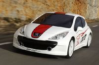 La Peugeot 207 Super 2000 "engagée" à Antibes