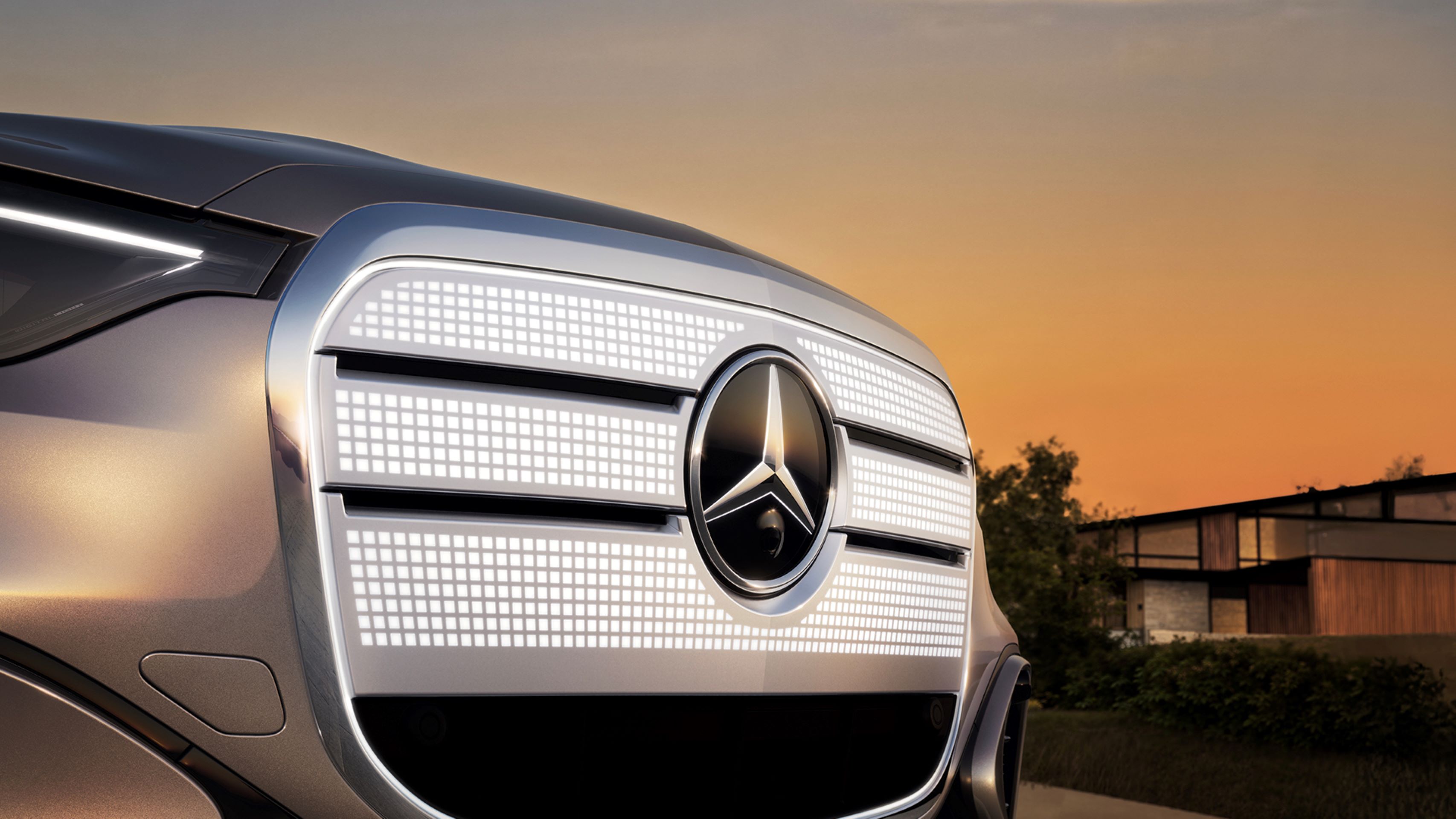 La calandre du prochain Mercedes GLC électrique en impose