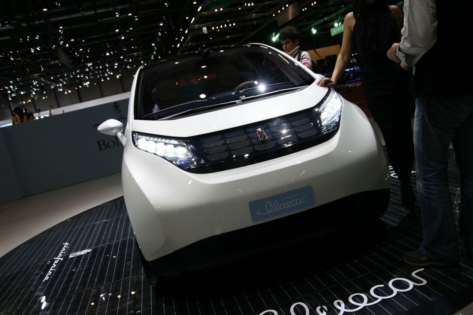 Photos Bollore Blue Car Concept