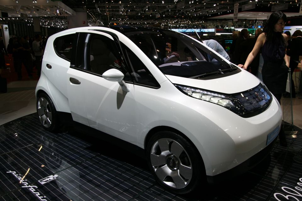 Photos Bollore Blue Car Concept